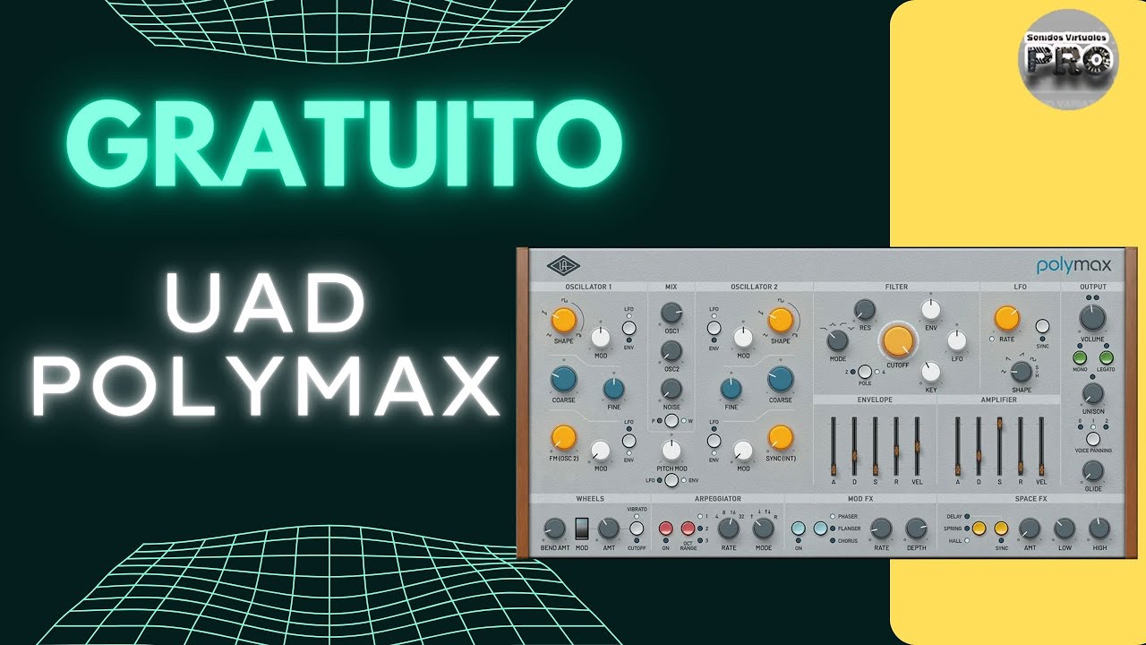 ⭐UAD PolyMax Synth⭐ ¡GRATIS POR TIEMPO LIMITADO! - YouTube