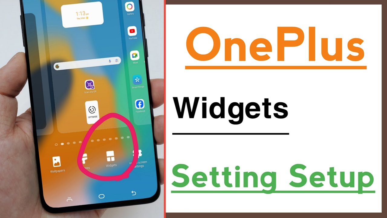 OnePlus Widgets Settings Setup 2024 - YouTube
