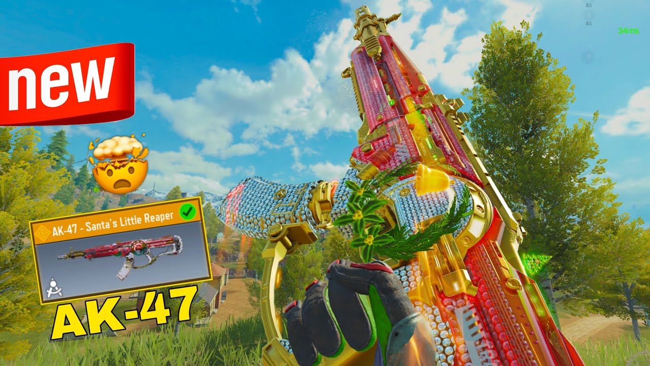 *NEW* LEGENDARY AK-47 - Santa's Little Reaper 🔥IN COD MOBILE - YouTube