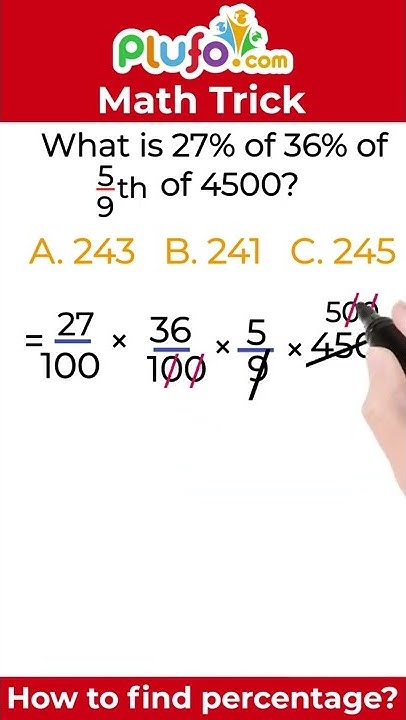 How to find Percentage - Maths trick for all exams #maths #percentage # ...
