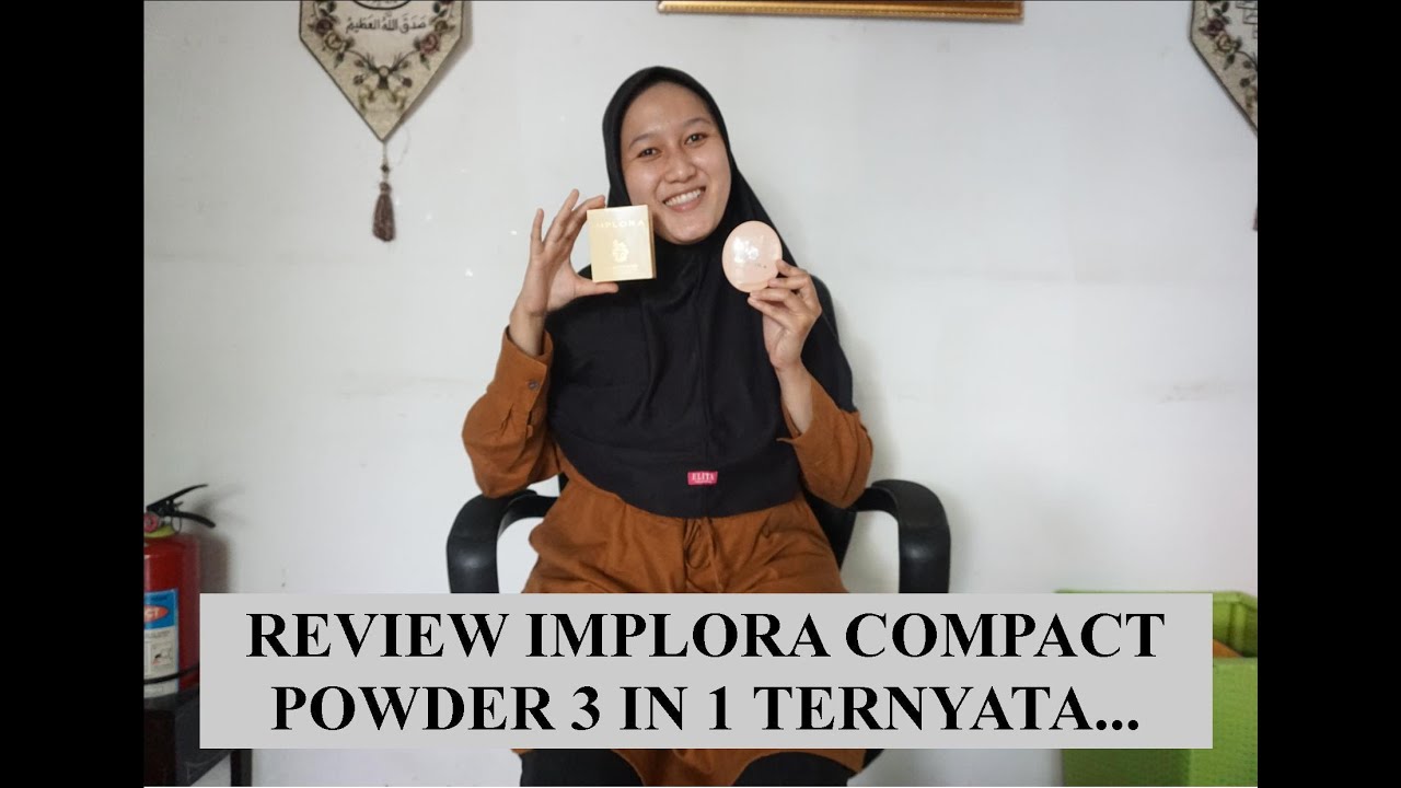 REVIEW IMPLORA COMPACT POWDER 3 IN 1 TERNYATA .... - YouTube