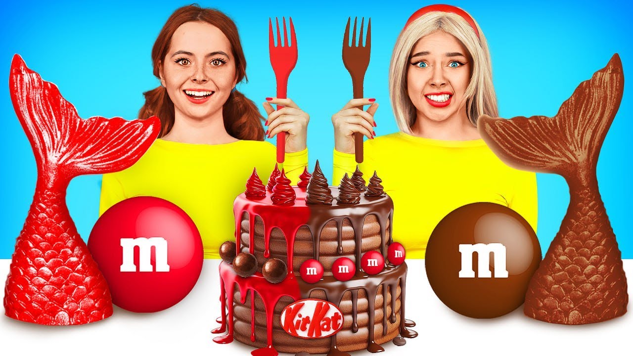 Chocolate Challenge | Real vs Chocolate Food Cooking Challenge by ...