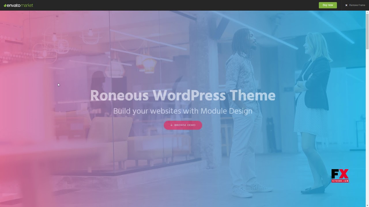 Roneous - Creative Multi-Purpose WordPress Theme Aucaman Campbel - YouTube