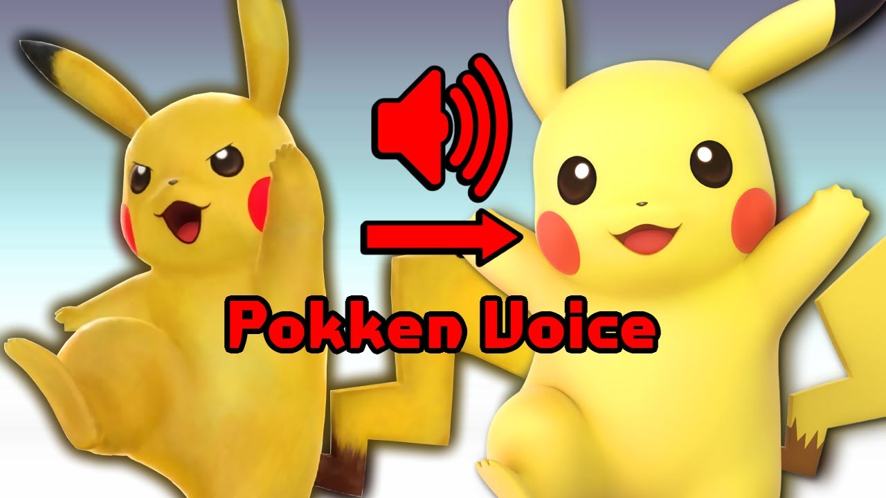 Smash Ultimate - Pokken Pikachu Voice Mod + Yellow Effects - YouTube