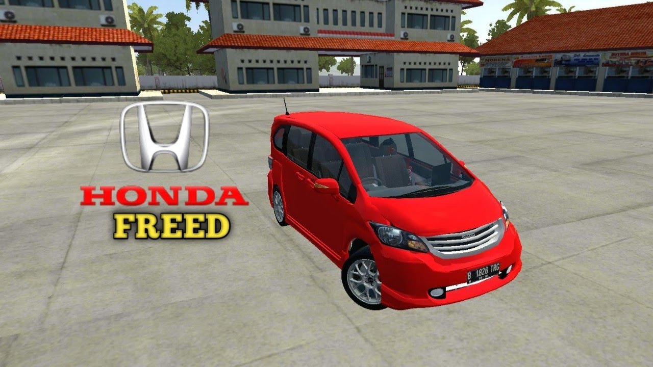 MOBIL HONDA FREED MOD BUSSID INDONESIA - YouTube