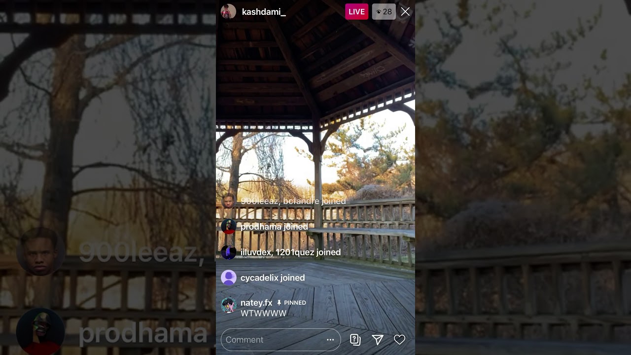 KASHDAMI Shooting Music Video For “Reperations’’ on Instagram LIVE ...