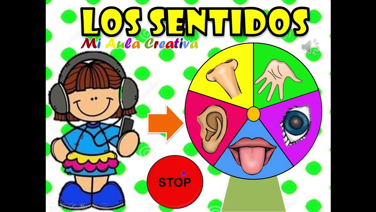 JUEGO DIDACTICO | RULETA DE LOS SENTIDOS | DESCARGALO GRATIS - YouTube