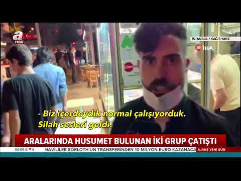 Kağıthane'de Silahlı Kavga! İki Grup Çatıştı