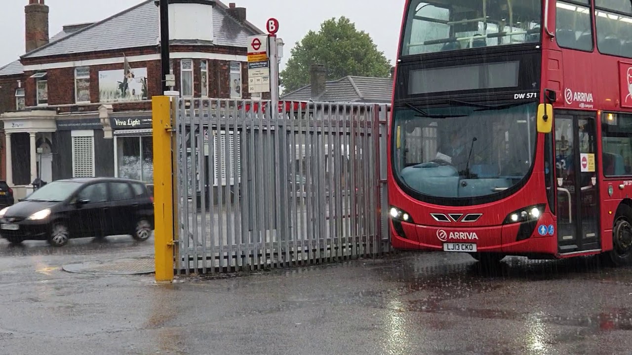 Rain at Enfield bus garage 6th June 2020 - YouTube