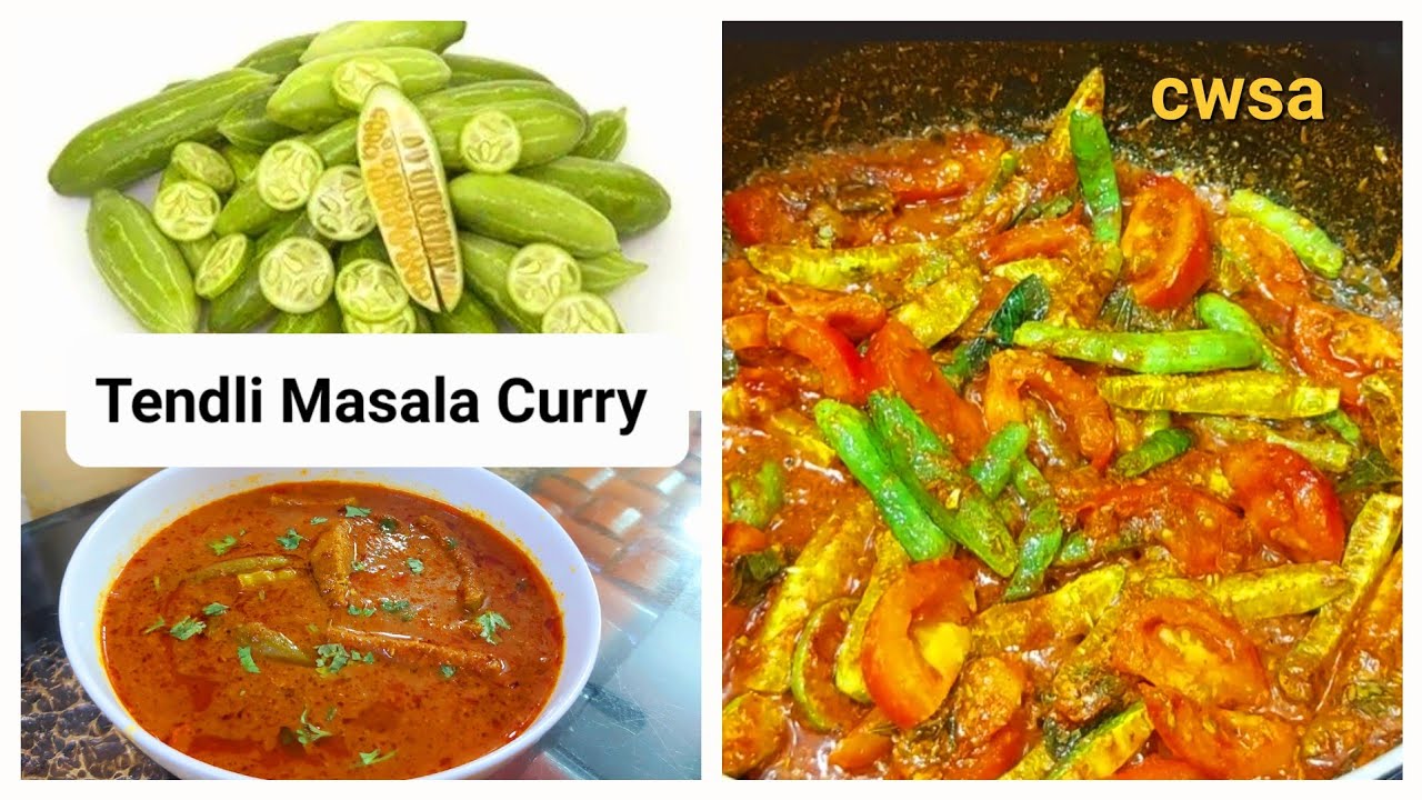 Tendli Masala Curry | kundri/kundru Masala Gravy | ivy Gourd Masala ...