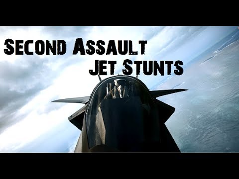 Battlefield 4 Jet Stunts - Second Assault - YouTube