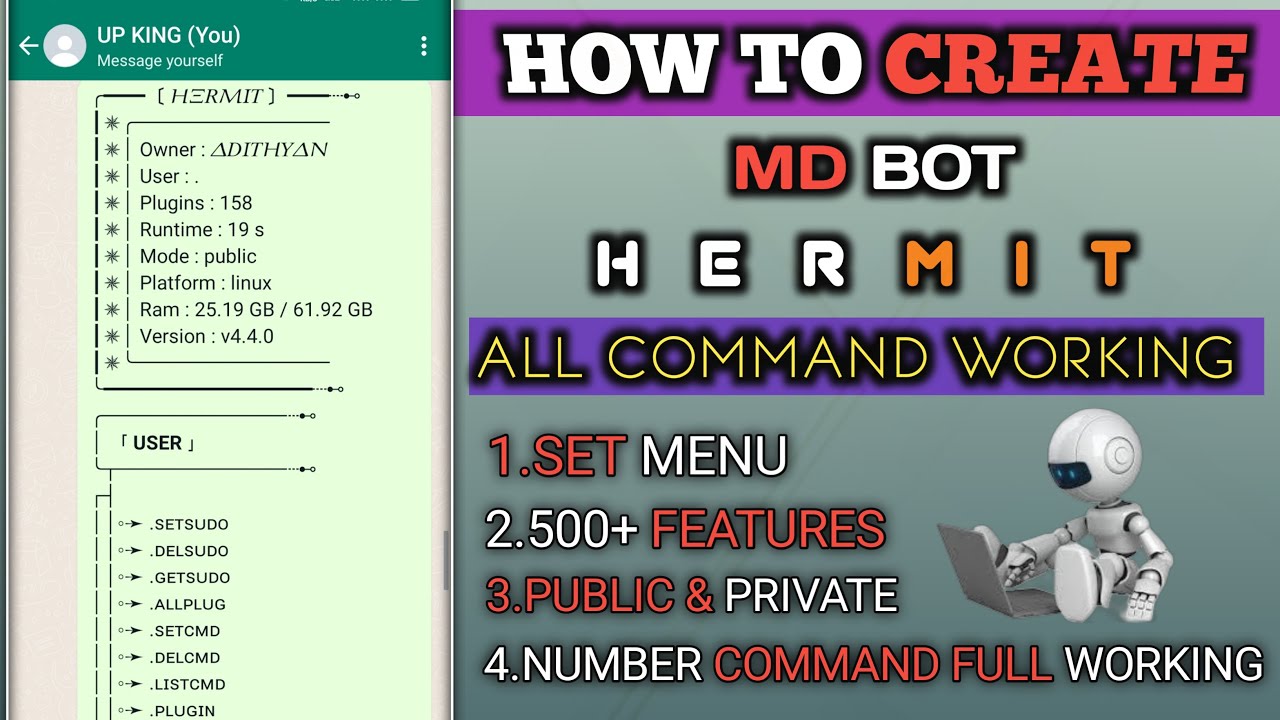 How to create md bot 2023 || whatsapp md bot kaise banaye 2023 || new ...