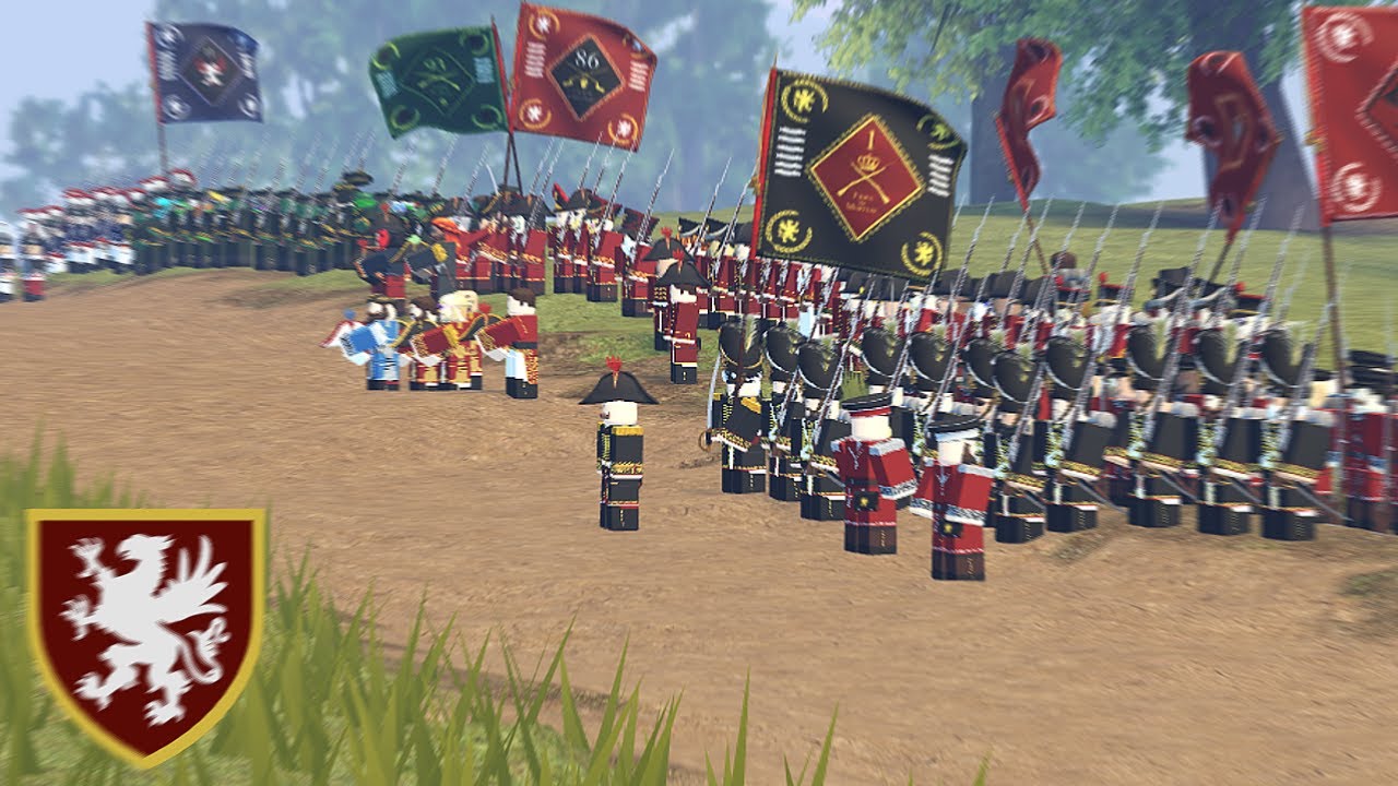 Full army wide battle of Andour vs Prussia - Napoleonic Wars Roblox ...