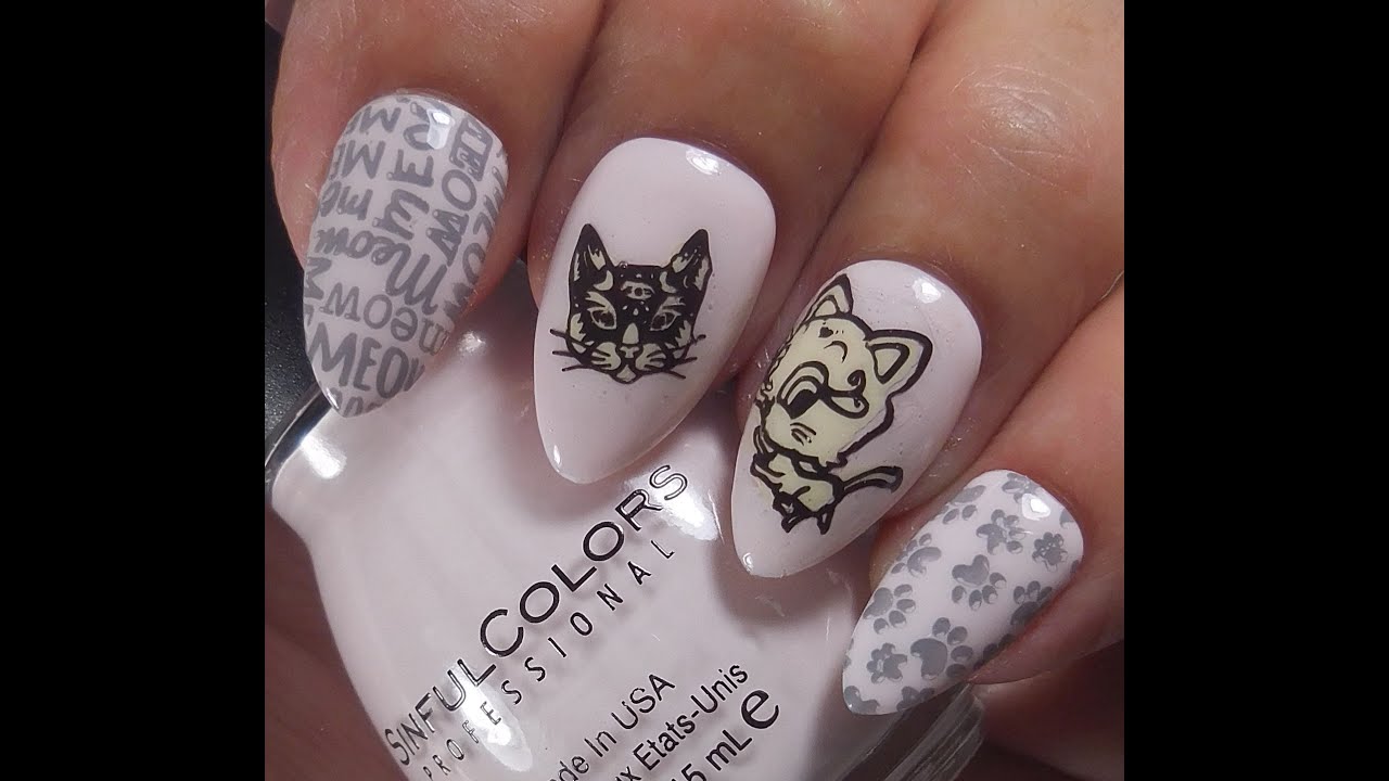 Cats for Emma ~ Instagram Collaboration ~ Cat Manicures - YouTube