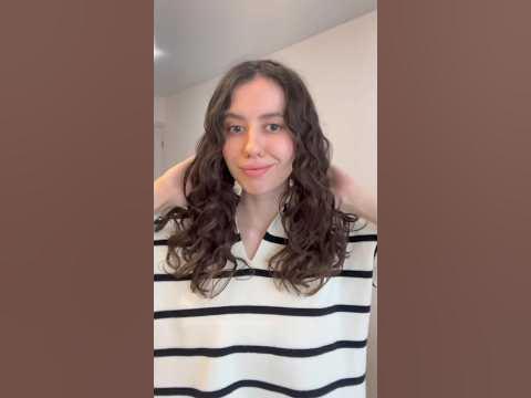 Рефреш кудрявых волос. Восстановление укладки на следующий день. # ...