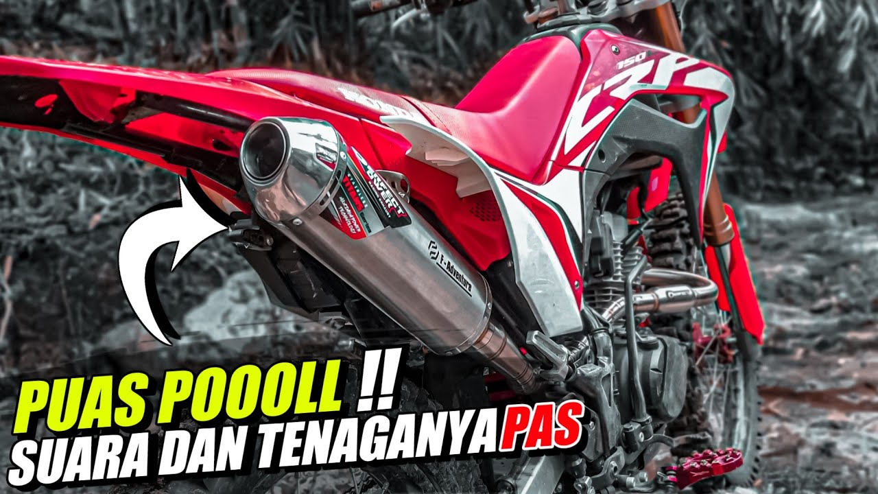 PUAS SAMA SOUND & TENAGANYA ‼ (Review Kenalpot Bore Up CRF 200 cc) - || Perfect Power - YouTube