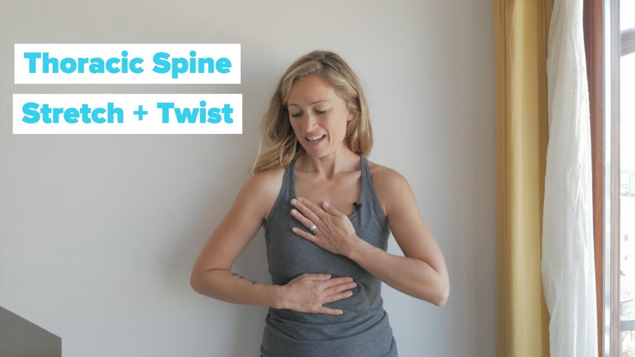Twist for the thoracic spine - YouTube