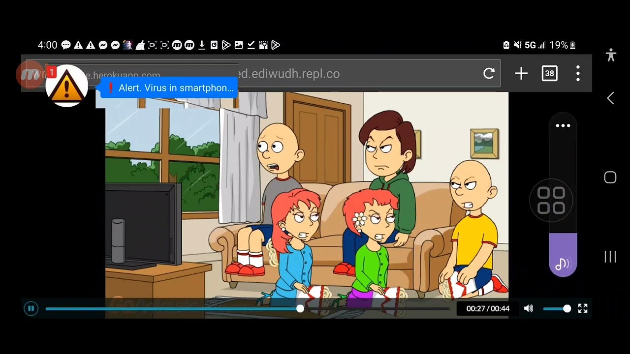 Classic Caillou gets grounded on Easter episode 25 - YouTube