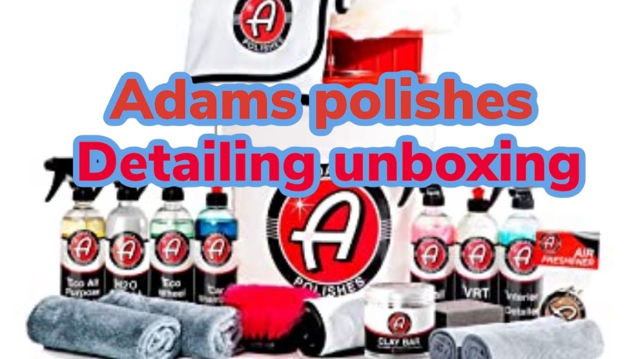 Adams Polishes Detailing Gear Unboxing!!!! - YouTube