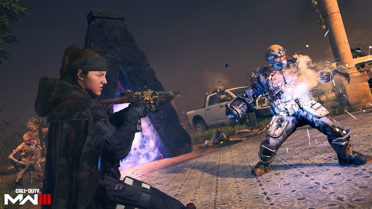 MW3 Zombies Dark Aether! JAK Warden Dual Weapons! MWZ - YouTube
