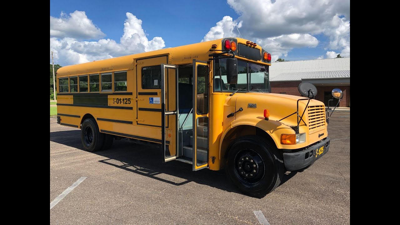 2000 International 3800 18 Passenger Handicap AmTran School Bus #S125 ...