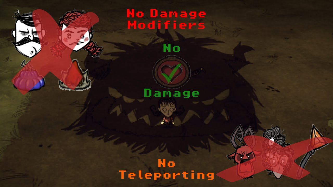 DST Shadow Pieces No Damage (No Teleportation, No Bone Armor) - YouTube