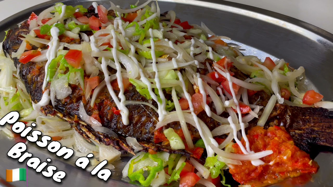 Poisson à la braise style Ivoirien - YouTube