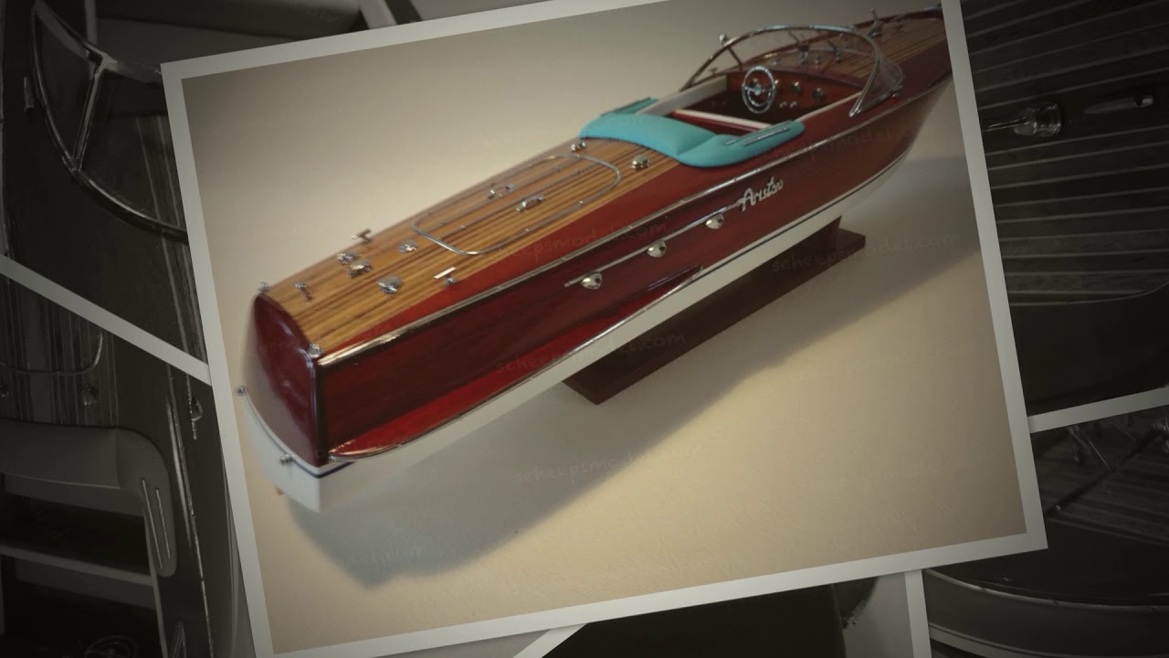 Riva Aquarama scale model - YouTube