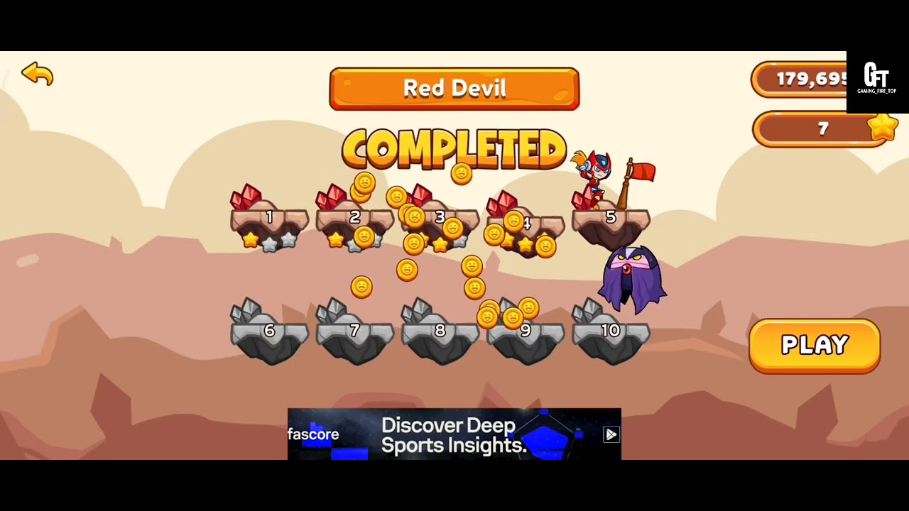 BALL - V RED BOSS CHALLENGE Mode Red Devil Level 1 to 10 Episode 23 ...