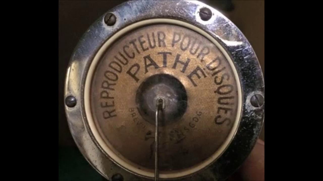 Pathe demo promotional disc on "superiority" of Pathé records, sapphire ...