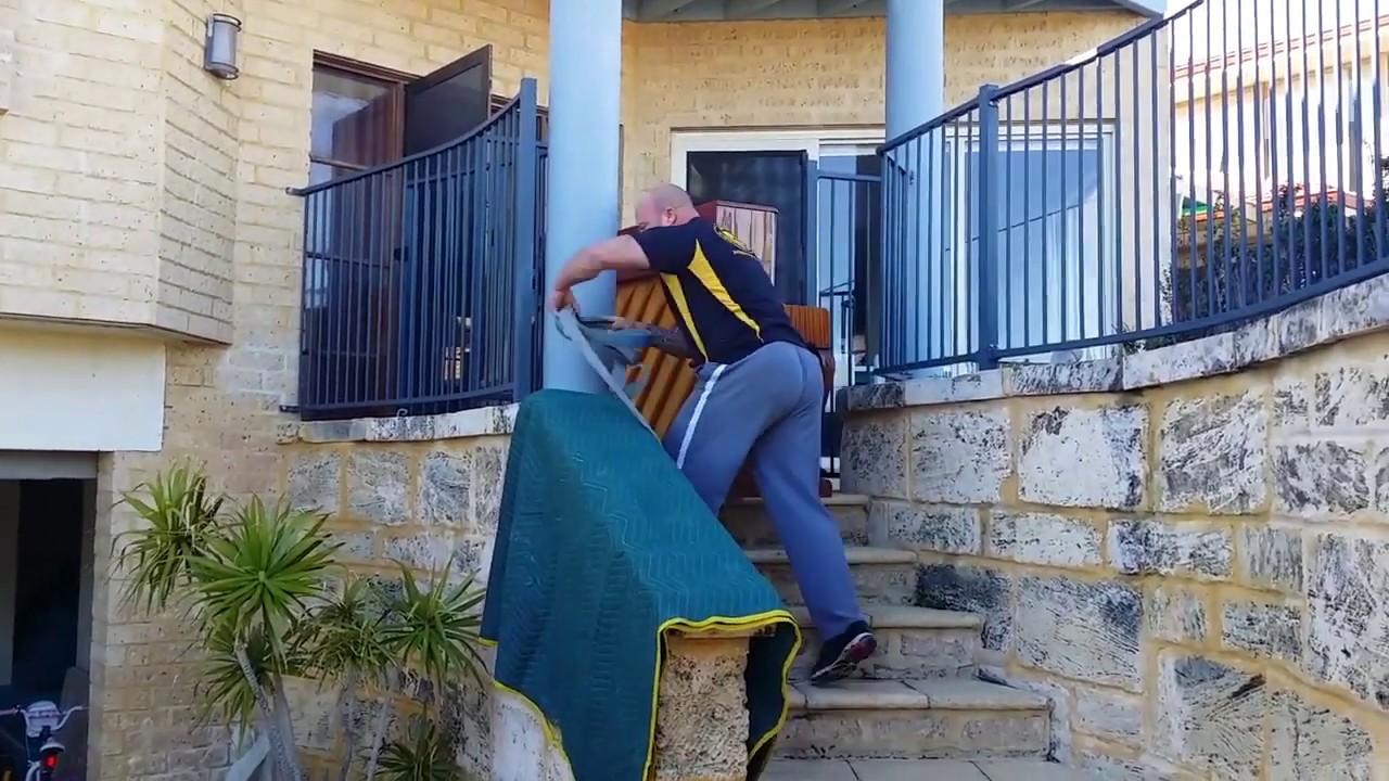 How to carry a Piano upstairs - YouTube