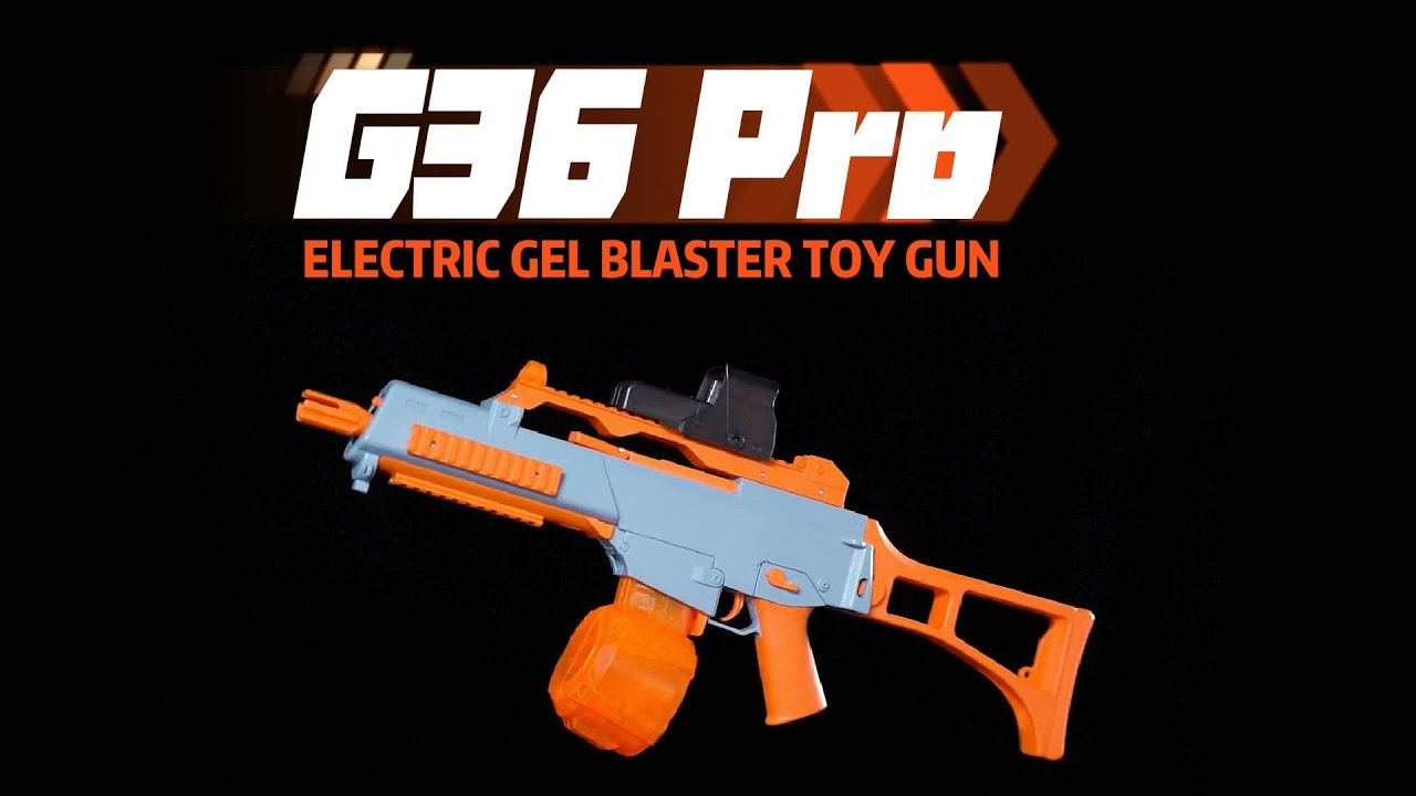 G36 Gel Ball Blaster Automatic, Splat Ball Blaster with 50000 Gel Balls ...
