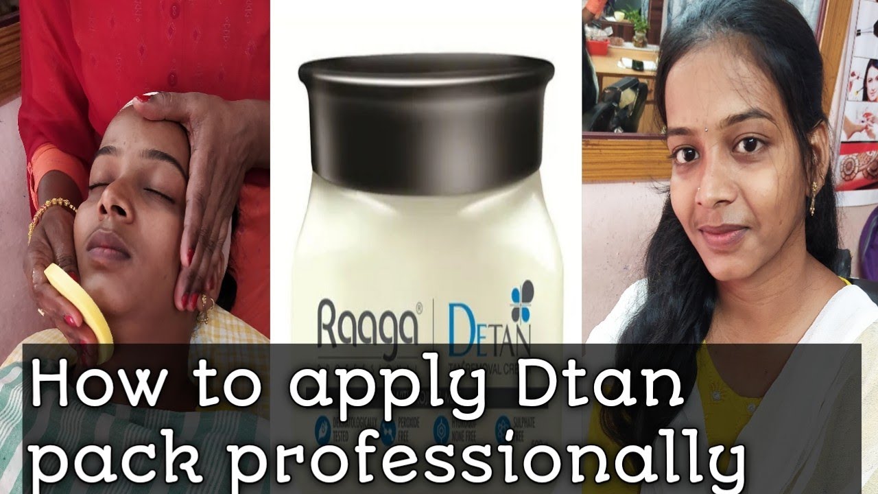 How to apply Dtan pack professionally - Anusha parlour #dtan - YouTube