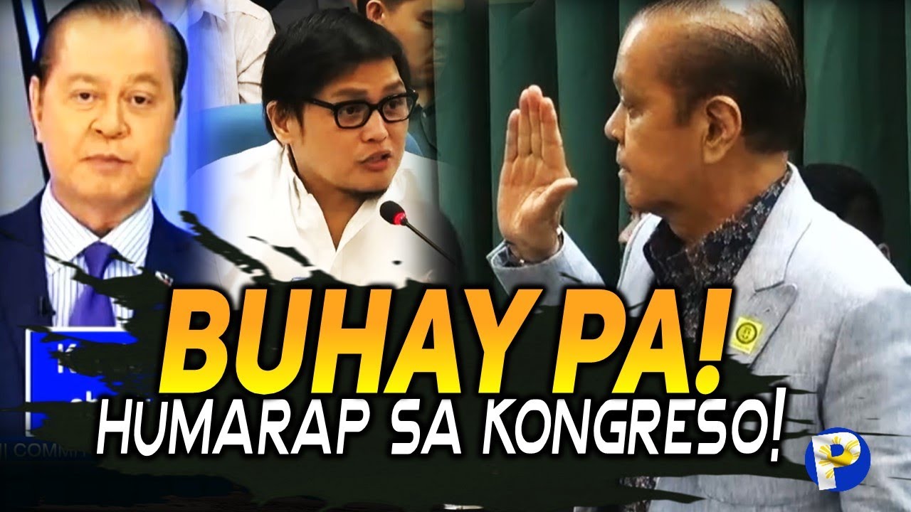 Kabayan Noli De Castro HUMARAP sa hearing ng kongreso! - YouTube