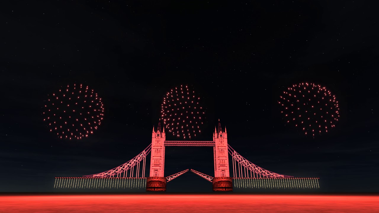 [FWsim] タワー試験 tower（FWsim: Fireworks Display Simulator） - YouTube