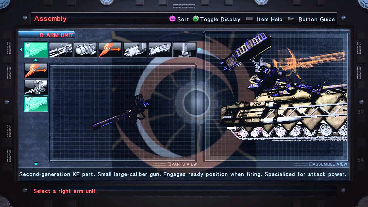 Armored Core V - Beginners Guide to a Tank Build - YouTube