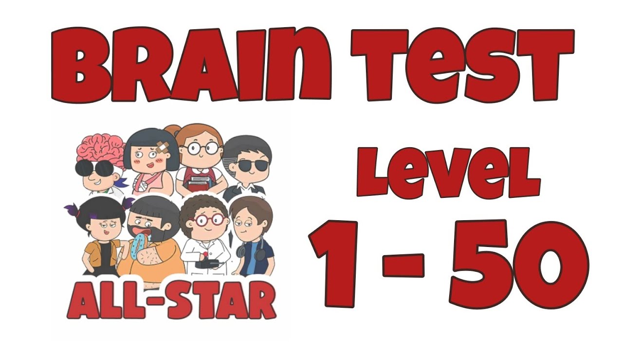 Brain Test All-Star: IQ Boost Level 1 - 50 Walkthrough - YouTube