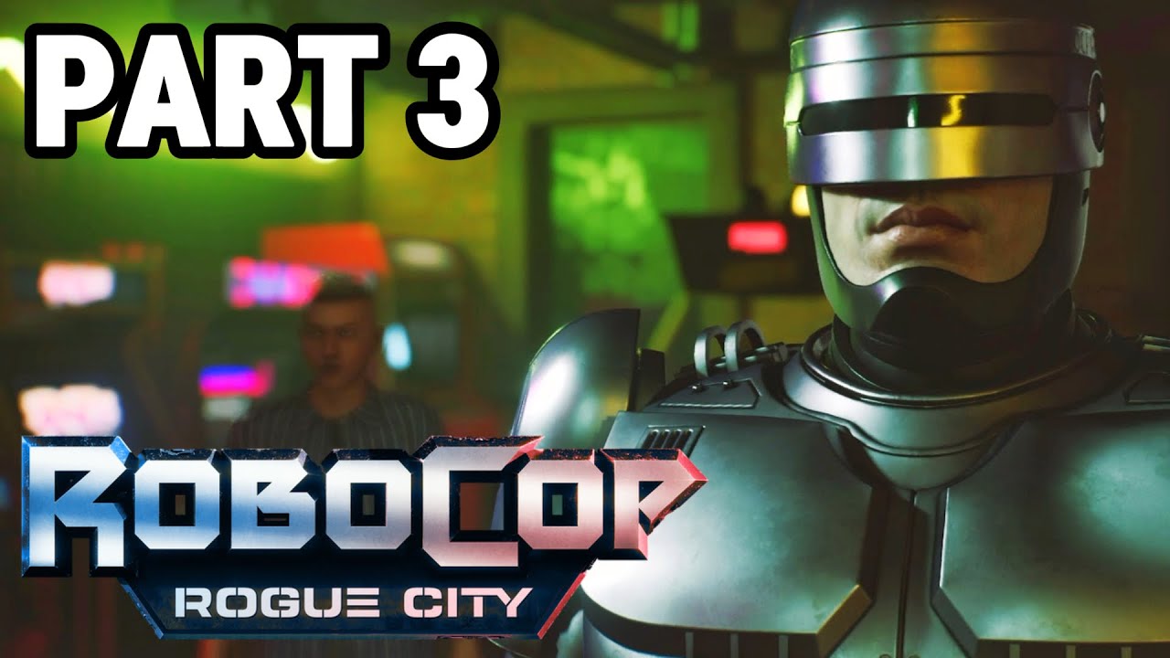 ARCADE MASSACRE! RoboCop Rogue City (2023) XBOX Series X Walkthrough ...