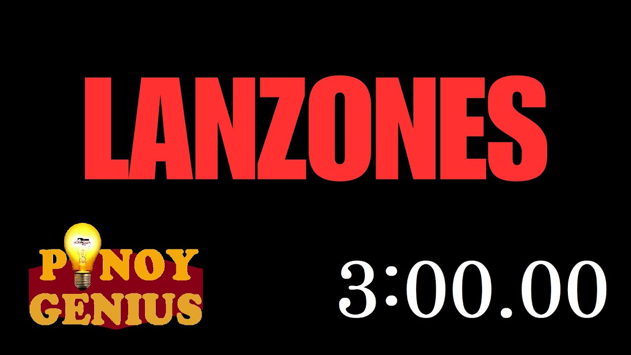 "LANZONES" - Pinoy Henyo Word (with 3-minute timer) | Pinoy Genius ...
