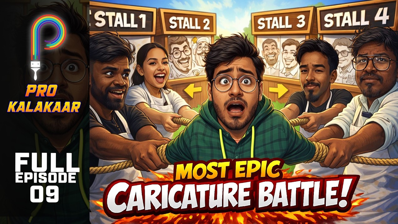 Who Earned The Most From Caricatures? 😳 | Ep 9 | Pro Kalakaar | Art ...