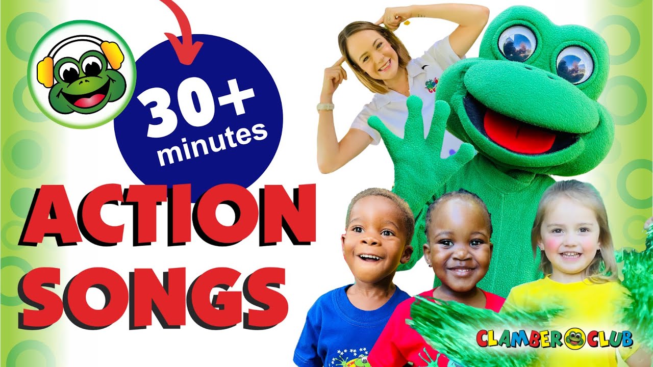 Kids Action Songs to get kids moving, dancing and active! Music for ...