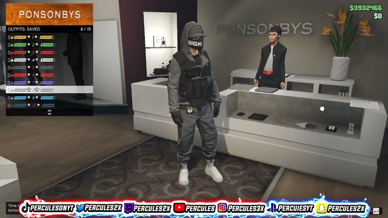 GTA V Online 1.58 ║*XDEV OUTFIT EDITOR*║15 MALE MODDED OUTFITS USING ...