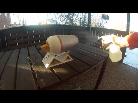 3D-printed jet engine "endurance" and temperature test - YouTube