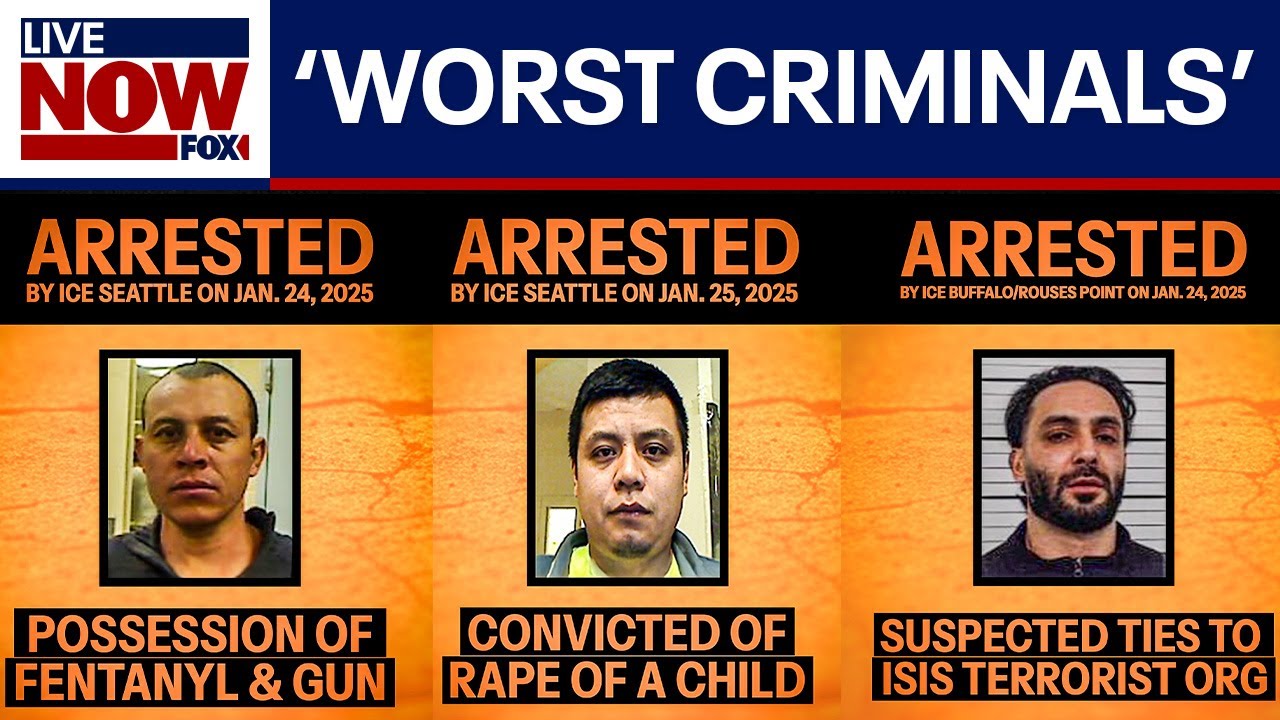 ICE ARRESTS: 'Worst Criminals' arrested in 3 Day Blitz Campaign ...