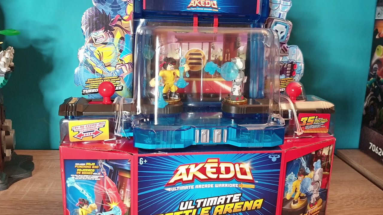 UNBOXING ASSEMBLY USE INSTRUCTIONS for AKEDO ULTIMATE BATTLE ARENA ...