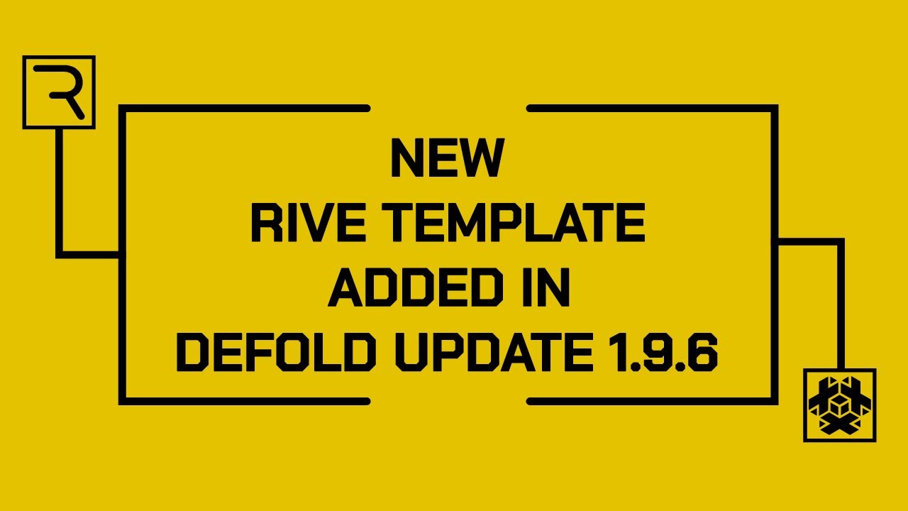 New Rive Template - Defold 1.9.6 - YouTube