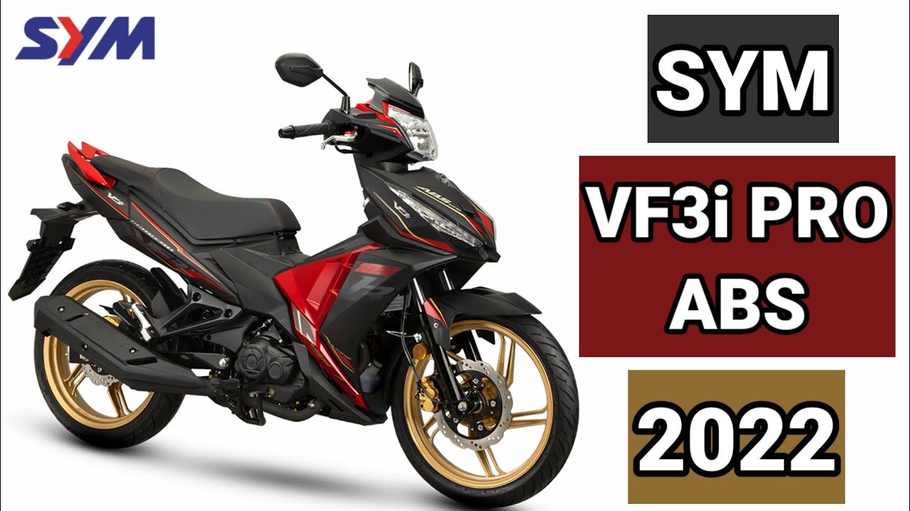 SYM VF3i PRO ABS 2022 PRICE FEATURES AND COLORS - YouTube