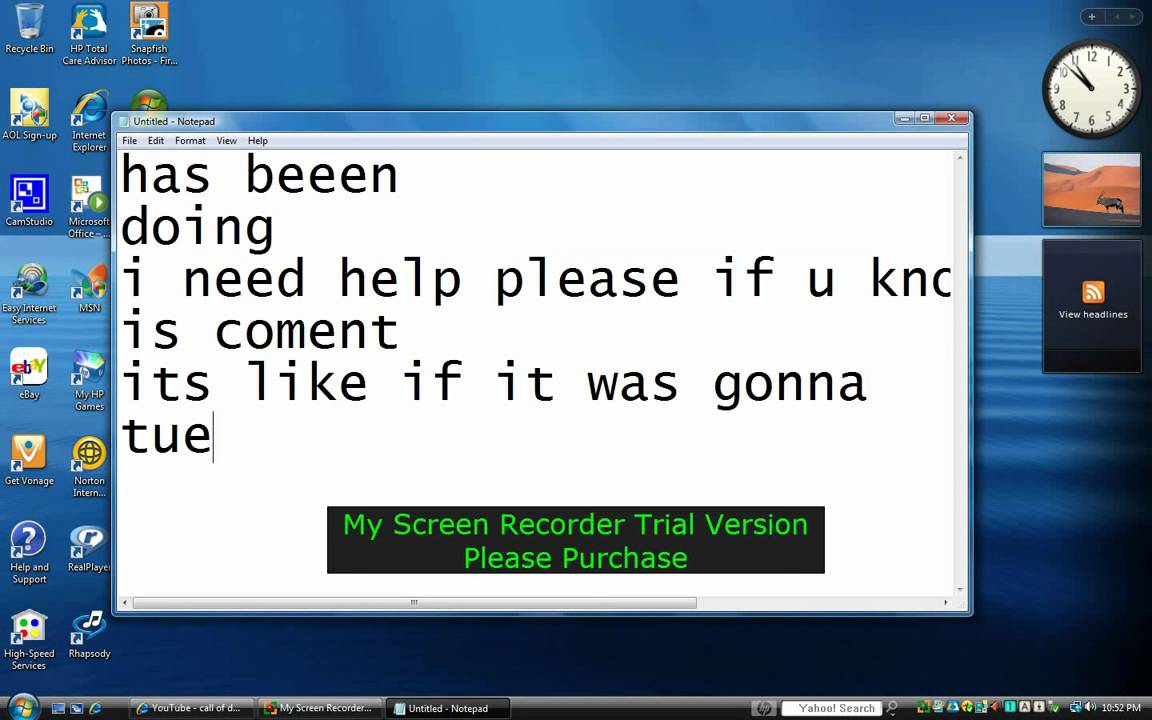 computer monitor problem - YouTube