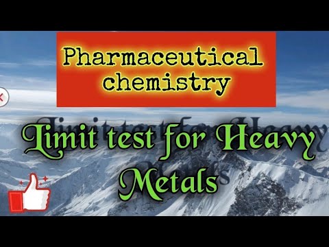 Limit Test for Heavy metals || pharmaceutical chemistry || D pharmacy ...