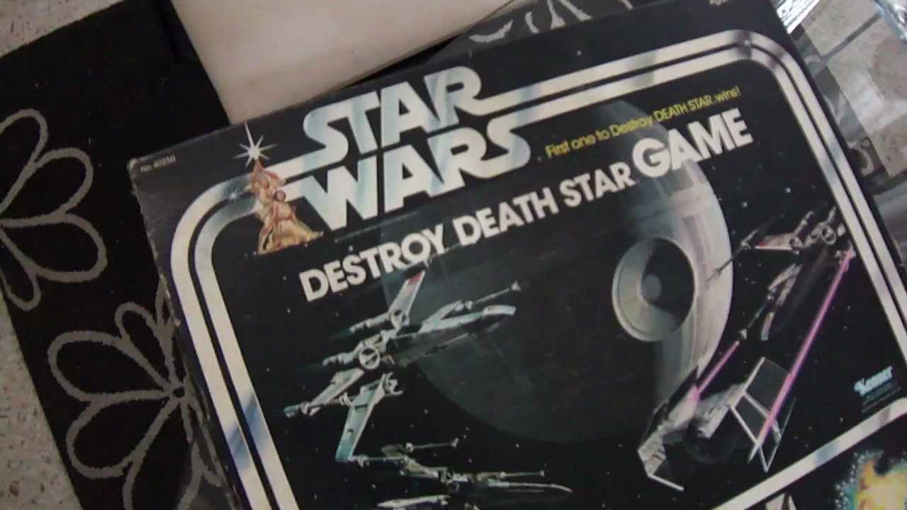 VINTAGE STAR WARS DESTROY DEATH STAR GAME / KENNER 1978 - YouTube